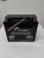 China KAGE GT20-3 Rechargeable Lithium Powersport UTV ATV Batteries 12V 20Ah for sale