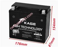 China KAGE GT20-3 Rechargeable Lithium Powersport UTV ATV Batteries 12V 20Ah for sale