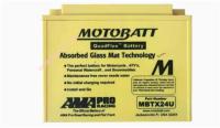 China 12V 25Ah 4 Wheeler ATV Batteries Replacement Yellow MOTOBATT Mbtx24u for sale