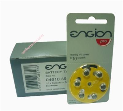 China Engion PR70 E10 1.4v Zinc Air Batteries New Original Hearing Aid Power cell battery for sale