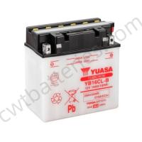 China YUASA YB16CL-B Jet Ski Battery Rechargeable 12V 19Ah Replacement Batteries Ready to Use Type for sale