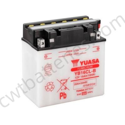 China YUASA YB16CL-B Jet Ski Battery Rechargeable 12V 19Ah Replacement Batteries Ready to Use Type for sale
