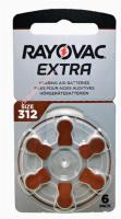 China RAYOVAC PR41 A312 1.45V Zinc Air Battery 60PCS / 10 Cards for ITC RIC Hearing Aid for sale