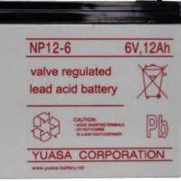 China YUASA NP12-6 VRLA Sealed Lead Acid Battery 6V 12Ah AGM UPS Batteries for Power Storage System for sale