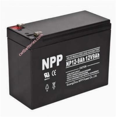 China Maintenance-free NP12-9 12V 9Ah Vrla Battery High Quality for sale