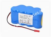 China JMS SP-500 8.4V  2000mAh 7N-1200SCK Compatible Battery NI-MH Battery Small Size Battery for Medical Device for sale