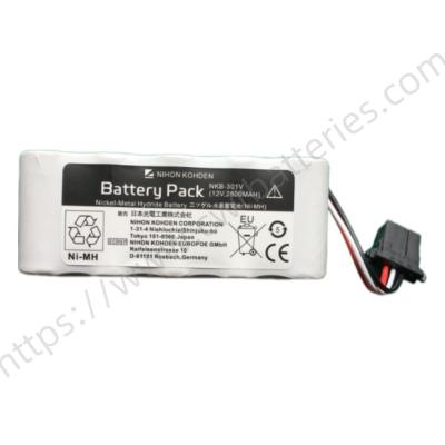 China Nihon Kohden NKB-301V Ni-MH Battery Nickel-Metal Hydride Batteries for TEC-7621C 7631C 7700 5521 5531 ECG/EKG Machine for sale