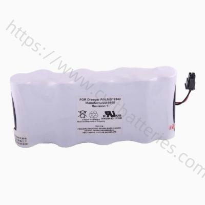 China Drager MS18340 MS14234 Li-ion Battery Rechargeable for Infintiy-Vista DELTA GAMMA XL SC 6002XL 14.8V 5200mAh for sale