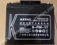 China KSTAR 6-FM-17 VRLA Battery 12V 17Ah Sealed Lead Acid Batteries Replacement for UPS Energy Storage for sale