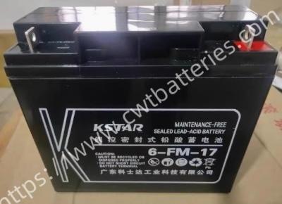 China KSTAR 6-FM-17 VRLA Battery 12V 17Ah Sealed Lead Acid Batteries Replacement for UPS Energy Storage for sale