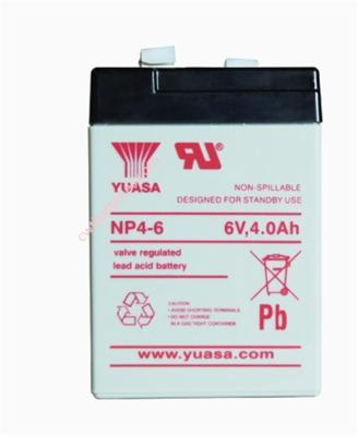 China YUASA NP4-6 6V 4AH UPS Battery Sealed Lead Acid Battery New Original For UPS for sale