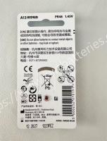 China KEND A13 1.45V Hearing Zinc Air Battery Orange Small Button Battery for Audiphones for sale