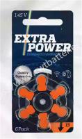 China Original New EXTRAPOWER A13 1.45V 310mAh Hearing Zinc Air Battery Harmless Battery for sale