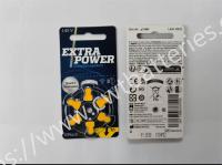 China EXTRAPOWER A10 1.45V Hearing Zinc Air Button Batteries Black Label Small Battery for sale