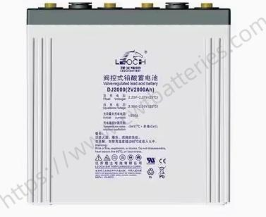 China Leoch DJ2000 Battery Valve Regulated Lead Acid Batteries 2V 2000Ah for UPS Communications Electricity Medical Treatment Ships for sale
