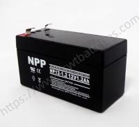 China NP12-1.2 Rechargeable Battery VRLA Sealed Lead Acid AGM Batteries 12V 1.2Ah for Power Storage System for sale