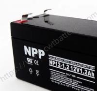 China NP12-1.2 Rechargeable Battery VRLA Sealed Lead Acid AGM Batteries 12V 1.2Ah for Power Storage System for sale