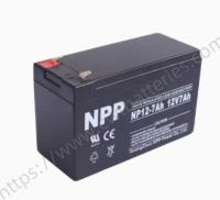 China NP12-7 VRLA Battery 12V 7Ah Sealed Lead Acid Rechargeable Battery for Small UPS Solar Power IOT Kids Car Outdoor Camper for sale
