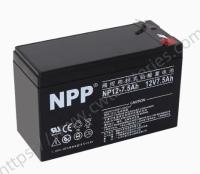 China 12V 7.5Ah Valve Regulated Lead-Acid Battery NP12-7.5 AGM Maintenance-free for Razor Scooter Solar System for sale