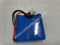 China Comen CM1200B ECG battery JHT-99K-00 MODEL ICR18650 2200mAh 14.8V Li-ion Battery Used-Good for sale