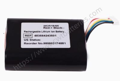 China Replacement Li Ion Battery 863264 863265 863266 for SureSigns VM1 VSI Vs2+ Monitor 11.1V 2.4Ah 26.64Wh for sale