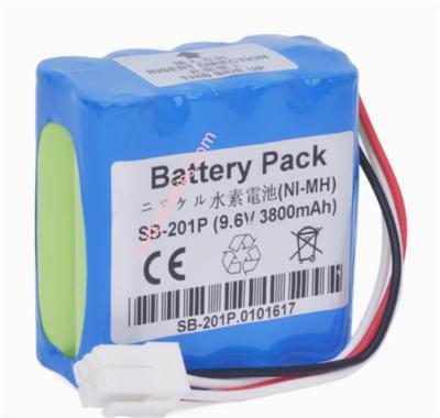 China Nihon Kohden X076 9.6V 3800mAh Compatible New Replacement Battery for PVM-2700 PVM-2703 PVM-2701 SB-201P for sale