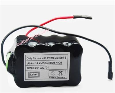 China TB01020701 14V 3Ah Compatible New Lithium Ion Battery for Primedic Defi-B for sale
