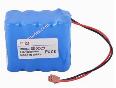China Terumo TE-135  SS-005024 9.6V 2000mAh Compatible Battery Blue Color Medical Accessories for sale