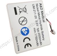China A&D Medical UM-211-20 Nickel-Metal Hydride Battery Ni-MH Rechargeable Batteries 3.6V 2000mAh for sale