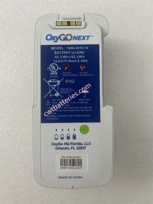 China OxyGo NEXT 14.4V 6.4Ah Medical Battery Model 1400-3010-16 for sale