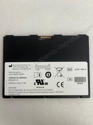 China Varian Medical Systems 81701 REV C Lithium Ion Battery for Flat Panel Detector with 90 Days Warranty New 14.8V 2.1Ah for sale