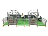 China New Farm Equipment Hot Dip Zinc Steel Pipe Material Pig Cage Animal Cage for sale