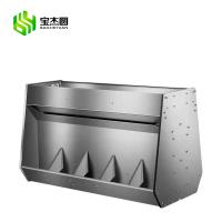 China Factory Price Pig Farm Equipment Stainless Steel Double Side Automatic Pig Sow Feeder Trough Pig Feeder for sale