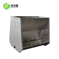China Stainless Steel Pig Feeder Automatic Feeder for Pigs Piggery Farming Animal Feeding Trough for sale