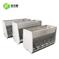 China Stainless Steel Pig Feeder Automatic Feeder for Pigs Piggery Farming Animal Feeding Trough for sale