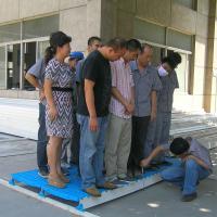China Hot Sale PP Polypropylene Plastic Slatted Slat Floor for Pig Farm Factory Price Dung Leaking Leaky Plate for sale