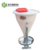 China Dry Automatic Pig Feeder Automatic Food Feeder for Pigs PE Material Pig Trough Hopper for sale