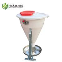 China Dry Automatic Pig Feeder Automatic Food Feeder for Pigs PE Material Pig Trough Hopper for sale