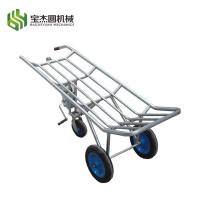 China Dead Pig Trailer Farm Pig Cart Animal Carcass Handling Transfer Vehicle for sale