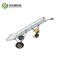 China Manual Pulling Dead Pig Trailer Thickened and Weighted Three Wheeled Pig Cart for sale