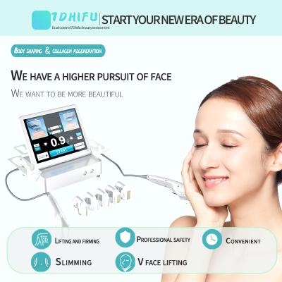 China Laser 7d Hifu Machine High Intensity Focused Ultrasound Face Lifting Body Slimming Machine for sale