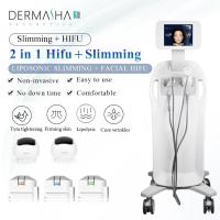 China Hifu 2 In 1 Liposonic Facial Skin Tighten Machine Wrinkle Removal Equipment For Beauty Salon for sale