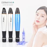 China Permanent Derma Dr Pen Stainless Steel Therapy Electric Derma Stamp Roller for sale