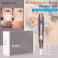 China Wireless Nano Skin Ultima Dermapen Dr Pen Hydro Microneedling Derma Pen A10 With Led for sale