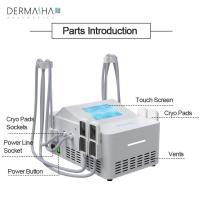 China Ems 4 Handles 360 Degree Cryolipolysis Slimming Machine Four Paddles Fat Freezing Equipment for sale