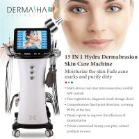 China 15 In 1 Co2 Oxygen Hydrafacial Machine Dermabrasion Skin Rejuvenation for sale