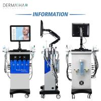 China 60Hz Hydra Dermabrasion Machine 14 In 1 Diamond Peeling Water Oxygen Jet Aqua Facials for sale