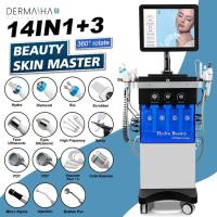 China 60Hz Hydra Dermabrasion Machine 14 In 1 Diamond Peeling Water Oxygen Jet Aqua Facials for sale