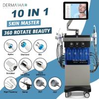 China 60Hz Hydra Dermabrasion Machine 14 In 1 Diamond Peeling Water Oxygen Jet Aqua Facials for sale