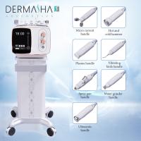China Radio Frequency Portable Face Cleaner Pore Cleaning Facial Ultrasonic Skin Scrubber for sale